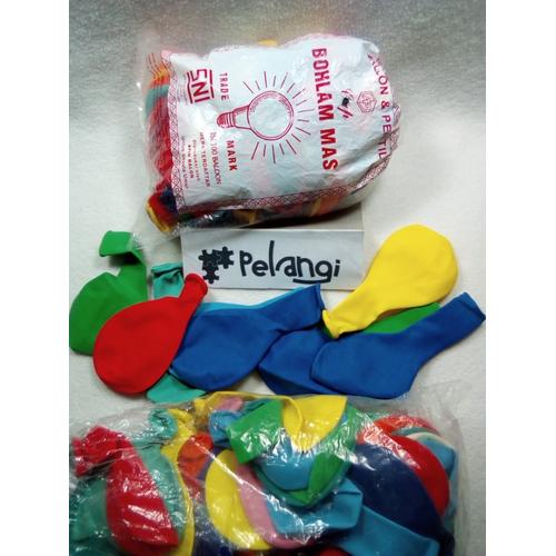Jual Balon Karet Besar Tebal ukuran 11x6 cm isi 100 pcs - Kota Bandung ...