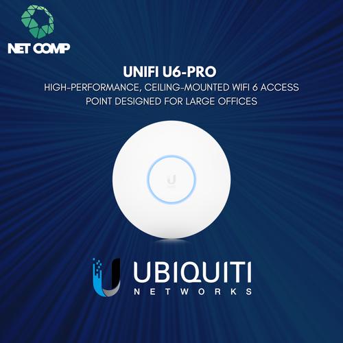 Jual UBIQUITI U6 PRO CEILING MOUNTED WIFI 6 ACCESS POINT UNIFI - Kota ...