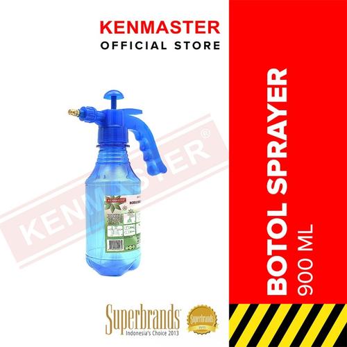 Jual KENMASTER Botol Sprayer 900 Ml Biru pompa semprotan tanaman burung ...