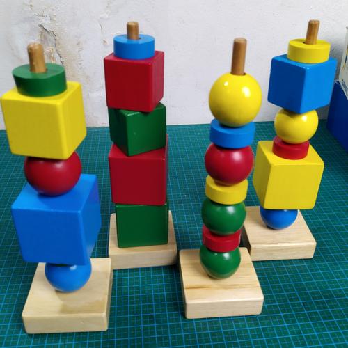 Jual JEGRO (Holland) Shapes Towers / Building form tower 56 Pcs+Chk ...