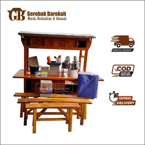 Jual Gerobak Angkringan / Rombong angkringan siap buat dagang - Kayu ...