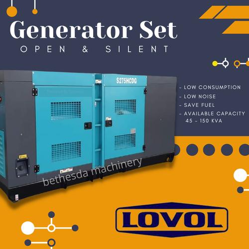 Jual JUAL GENSET SILENT 100 KVA LOVOL BERGARANSI ORIGINAL - Kota Surabaya - Engineering Machine ...