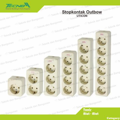 Jual Stop Kontak Outbow Arde Terminal Kuningan UTICON 1 2 3 4 5 6 Lubang - 1 Lubang - Kota ...