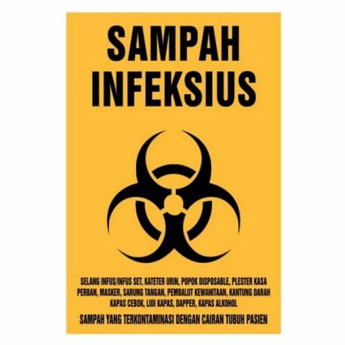 Jual Stiker SAMPAH INFEKSIUS 10X1CM SIGN RAMBU K3 - Jakarta Utara ...