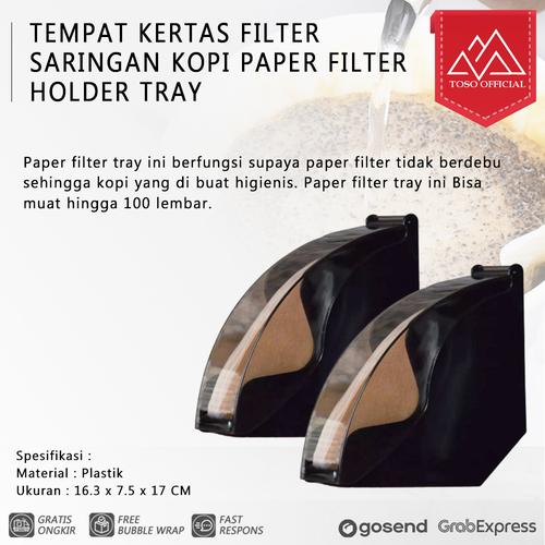 Jual V60 Coffee Paper Filter Holder Tray Tempat Kertas Filter Saringan ...
