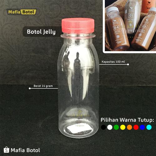 Jual botol jelly 100 ml botol zam zam botol plastik tebal minuman 100 ...