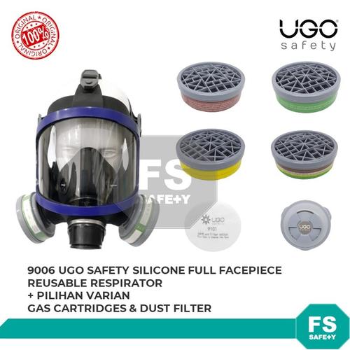 Jual Masker Reusable Full Face Mask Respirator UGO 9006 bukan 3M 6800 ...