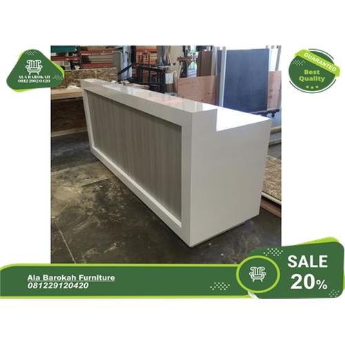 Jual meja resepsionis minimalis modern, meja office perkantoran ...
