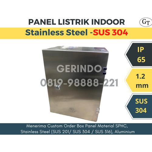 Jual Box Panel Listrik Stainless 400x400x200mm Indoor SUS304 2mm DOFF ...