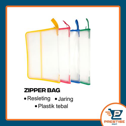 Jual MAP ZIPPER BAG Folder File Resleting Map Dokumen Model Transparan ...