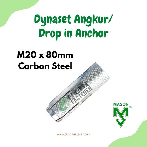Jual Dynaset Angkur M20 / Dinaset Drop in Anchor M 20 x 80mm - Jakarta ...