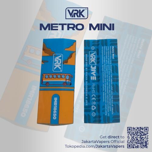 Jual VRK Battery Wraps Metro Mini Edition 18650 - Battery Wrap Batrai ...