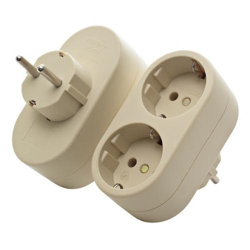 Jual UTICON SC-128 Stop Kontak Steker Arde 2 Lubang Colokan Soket 10A ...