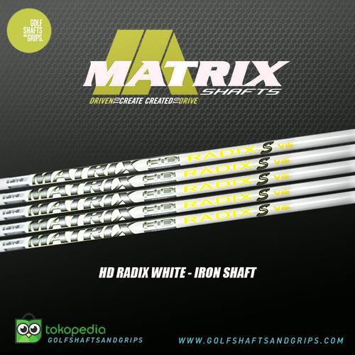 Jual MATRIX HD RADIX S 8 White Type 2013 Iron Shaft Graphite.370" TIP ...