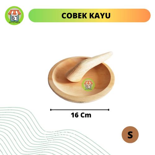 Jual Cobek Kayu + Ulekan Kayu Coet Kayu Cobek Kayu Kecil Sedang Besar ...