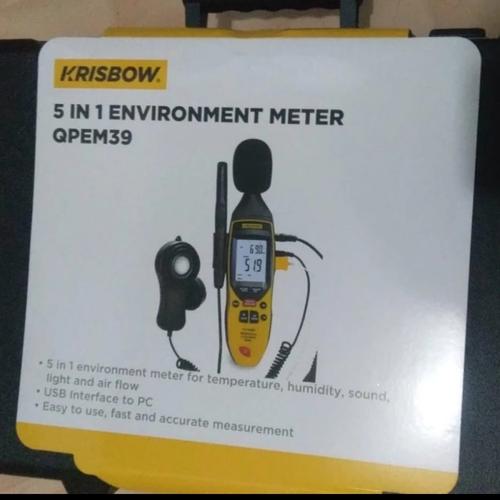 Jual KRISBOW KW 10176832 5 in 1 Environment meter tester KW10176832 Ori ...
