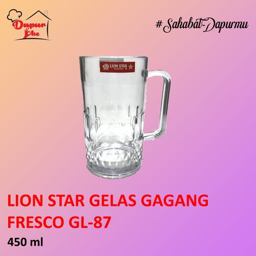 Jual Lion Star Gelas Gagang 450 ml Plastik Fresco GL-87 - Kota Depok ...