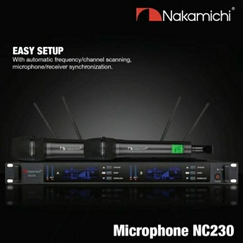 Jual Nakamichi NC230 Amplifier Wireless Microphone Sound System Mic ...