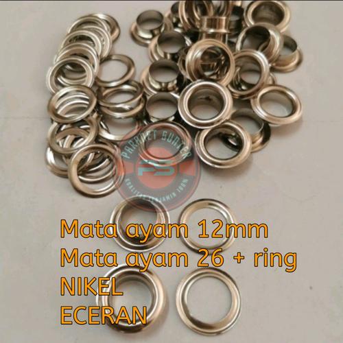 Jual Mata Ayam / Mata sapi ( Eyelet )12mm Nikel - Jakarta Utara ...