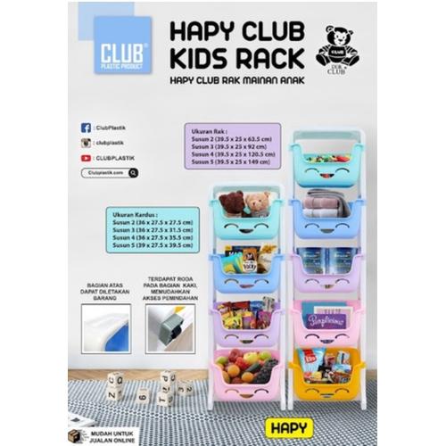 Jual Club Tabitha Rak Serba Guna Rak Mainan Roda Happy Smile Kids ...