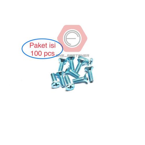 Jual Baut JF M4x12 Putih Tutup Minyak master Rem 4x12 Kembang 4mm 4mili ...