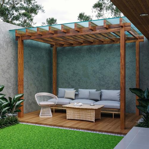 Jual Gazebo Pergola Kayu Jati Minimalis - Kab. Jepara - Gendhismadu ...