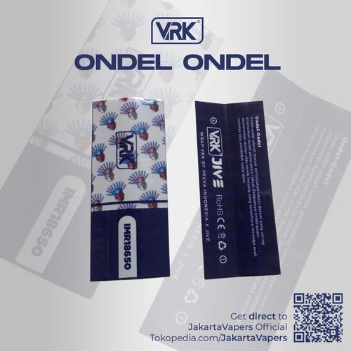 Jual VRK Battery Wraps Ondel Ondel Edition 18650 - Battery Wrap Batrai ...