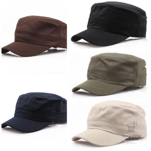 Jual Topi Komando Polos / Topi Komando Army / Topi Tentara Militer ...