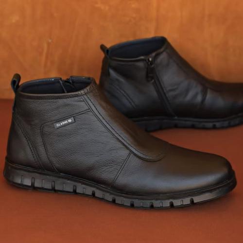 Jual Sepatu Boots Resleting Gladio Clever Zipper Sleting Boot Formal ...