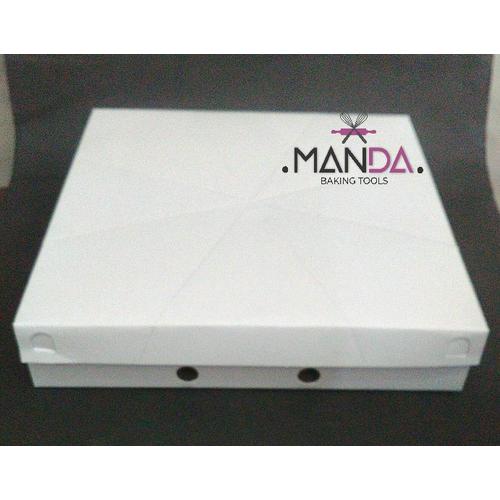 Jual Box pizza kardus kotak pizza dus pizza putih - 25x25x5 - Kota ...