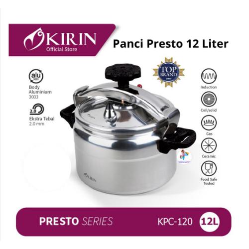 Jual Kirin Panci Presto Pressure Cooker 12 Liter KPC 120 - Kota Tangerang Selatan ...
