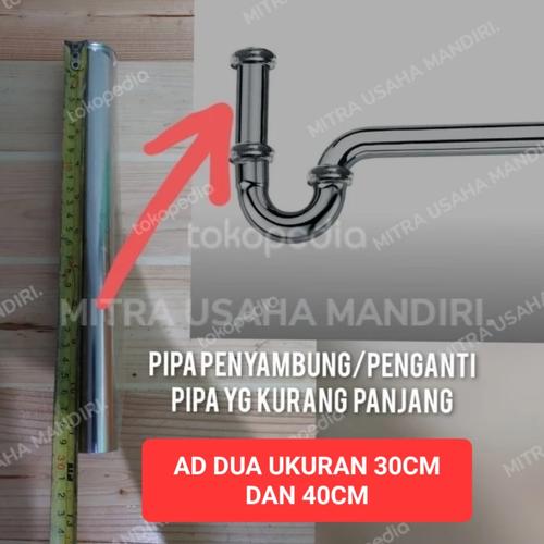 Jual pipa sifon wastafel stainles still 30cm - 40cm - Jakarta Barat ...