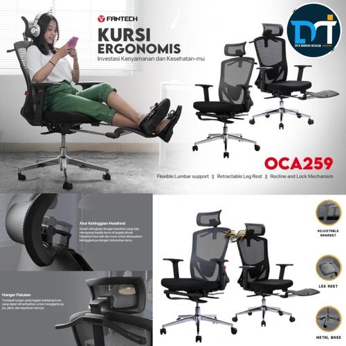 Promo Fantech OCA259 I OC-A259 - Premium Office Gaming Chair I Kursi ...