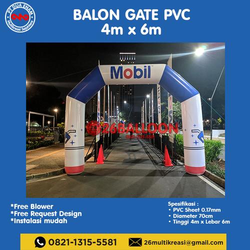 Jual BALLOON GATE BALON GATE PVC 4X6 4 X 6 GAPURA PINTU MASUK START ...