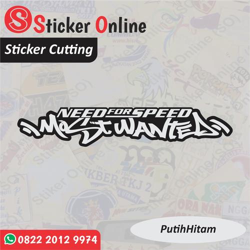 Jual Stiker Need For Speed Most Wanted | Sticker Cutting Motor Mobil ...