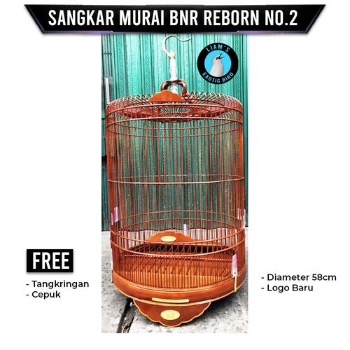Jual Sangkar Murai BNR Reborn No.2 Logo Baru Warna Coklat Full Set ...