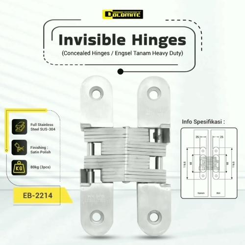 Jual invisible hinge concealed, engsel tanam kunci pintu rumah kayu ...
