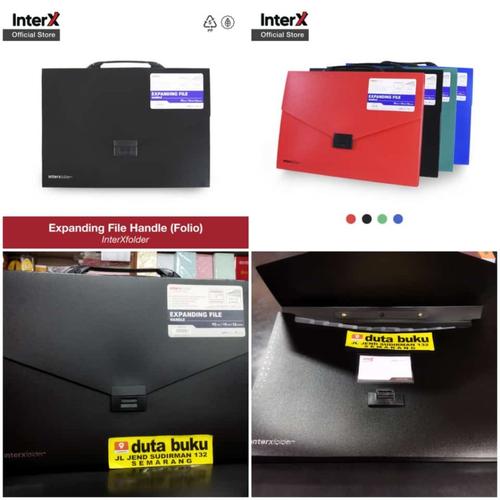 Jual Expanding File F4 Folio Holder Map Plastik Case Button - 700F Tali ...