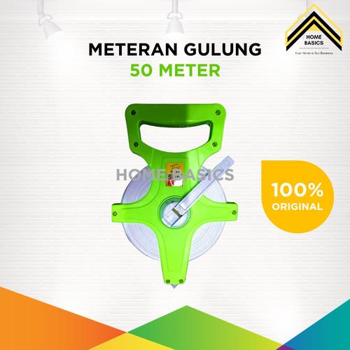 Jual Meteran Gulung 50 Meter / Meteran Tancap / Meteran Tanah Roll ...