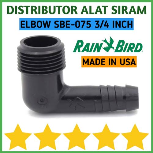 Jual KONEKTOR SBE-075 RAIN BIRD NEPEL ELBOW DRAT 3/4 X 16MM SELANG PE 16 MM - Kab. Bogor ...