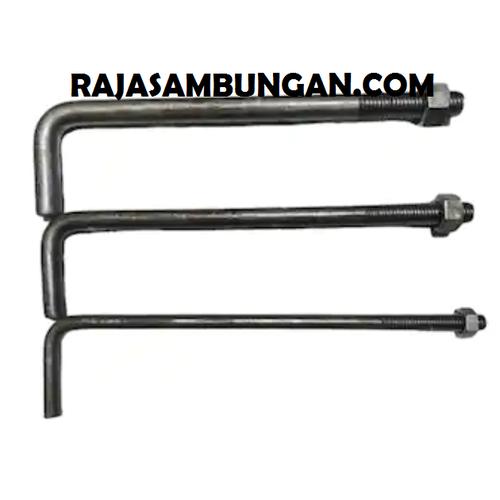 Jual Baut Angkur L 7/8 Inch x 400 mm Baut Jangkar Tiang Cor Tanam ...