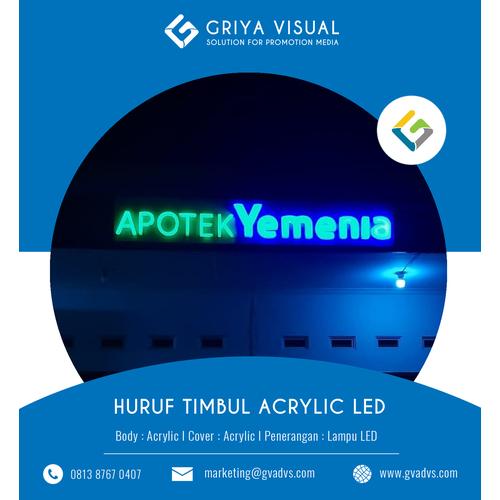 Jual HURUF TIMBUL LED AKRILIK APOTEK YEMENIA - Jakarta Selatan - Griya ...