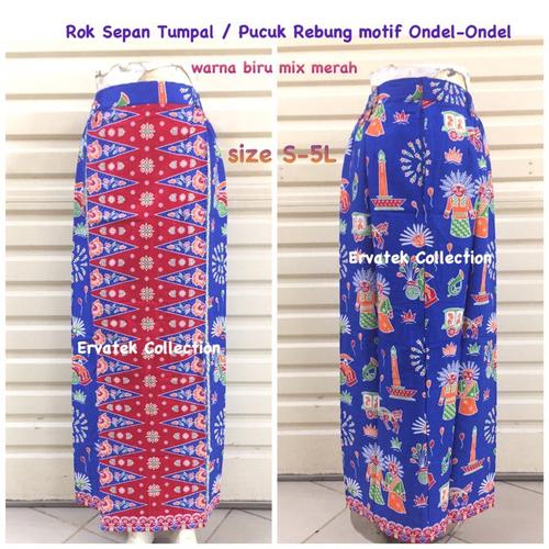 Jual Rok Sepan Tumpal Bawahan Batik Pucuk Rebung Betawi Abang None ...