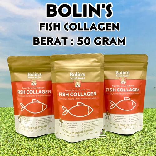 Jual BOLIN RECIPE PURE FISH COLLAGEN 50GR DOG & CAT ALL IN 1 PET ...