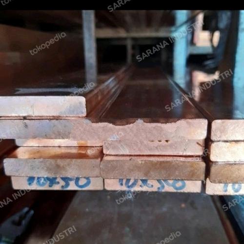 Jual Busbar tembaga 10mm x 100mm x 250mm Tembaga Strip 10mm x 100mm ...