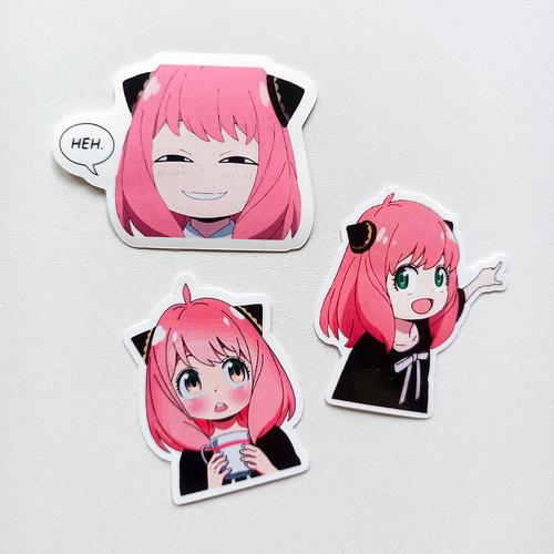 Jual Stiker Anya (Spy X Family) vinyl die cut - Anya-01 - Jakarta ...