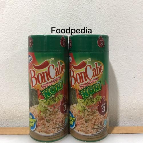 Jual BonCabe rasa nori level 3 / sambal tabur kobe bon cabe nori ...