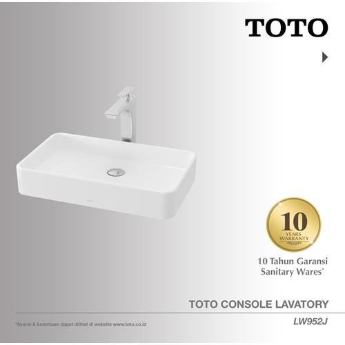 Promo TOTO Toja Console Lavatory / Wastafel LW952J - COMPLETE SET Cicil ...