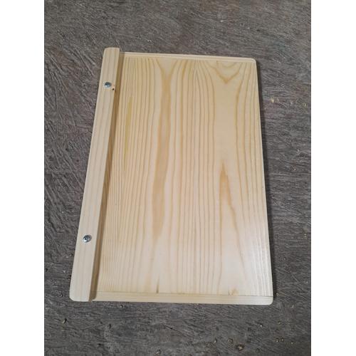 Jual menu board papan menu kayu alas kertas menu - samping - Kab ...