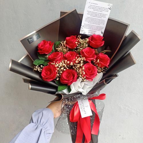 Jual BUKET BUNGA ARTIFICIAL BUCKET WISUDA ULTAH TUNANGAN PREMIUM - Kab ...